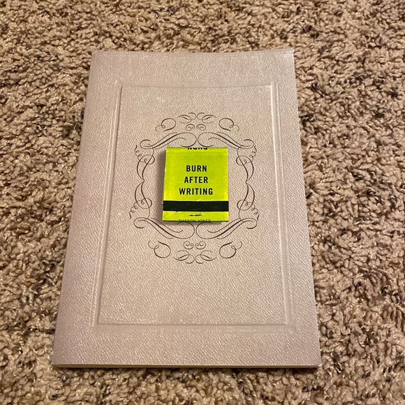 Other | Brand New Burn After Writing Book | Poshmark